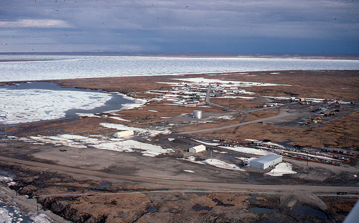 Kaktovik aerial view · Archives and Special Collections, UAA/APU ...